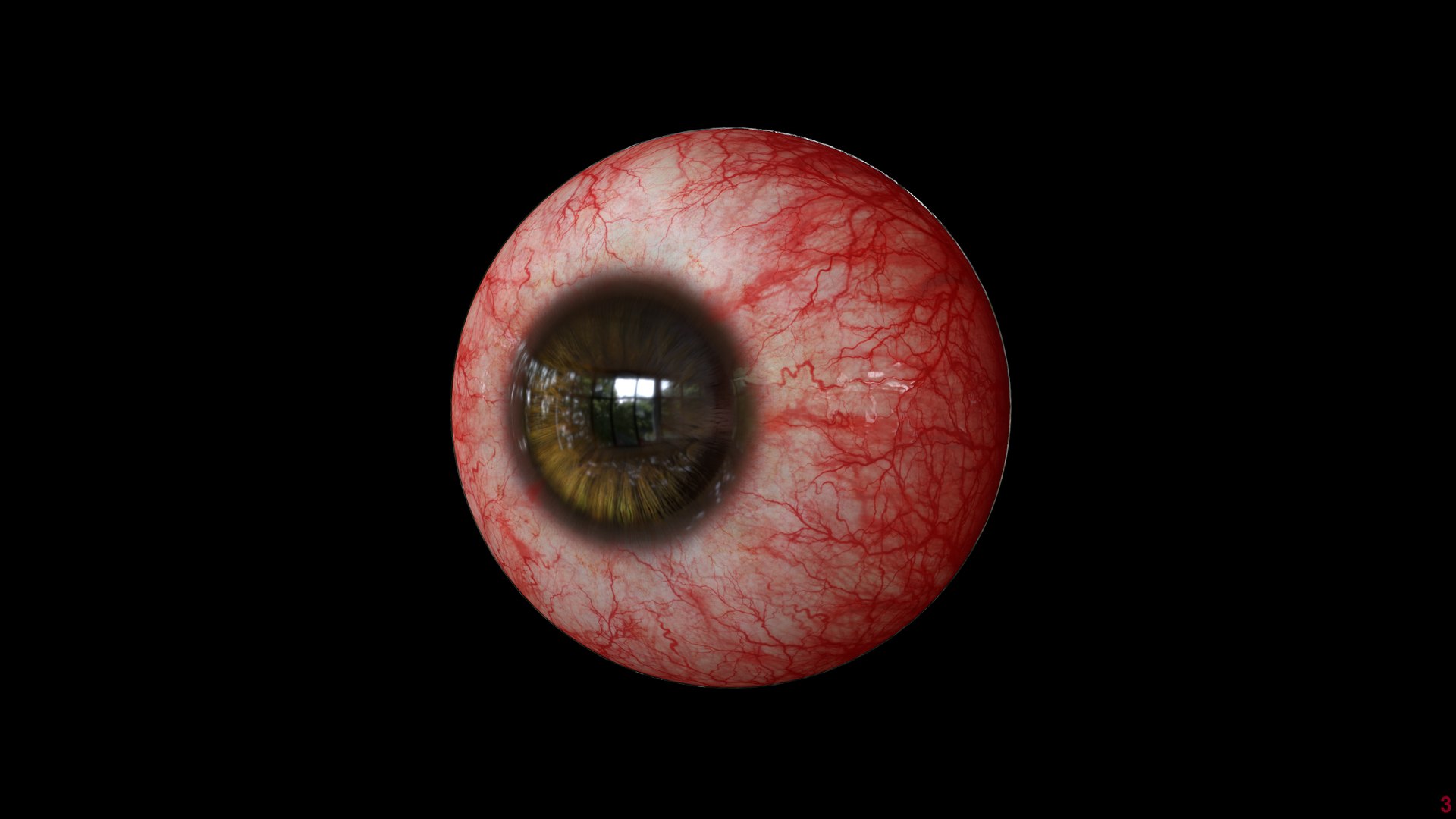 Eye Redness Real-time 3D Model 4k Texture Marmoset Toolbag3 Maya FBX ...