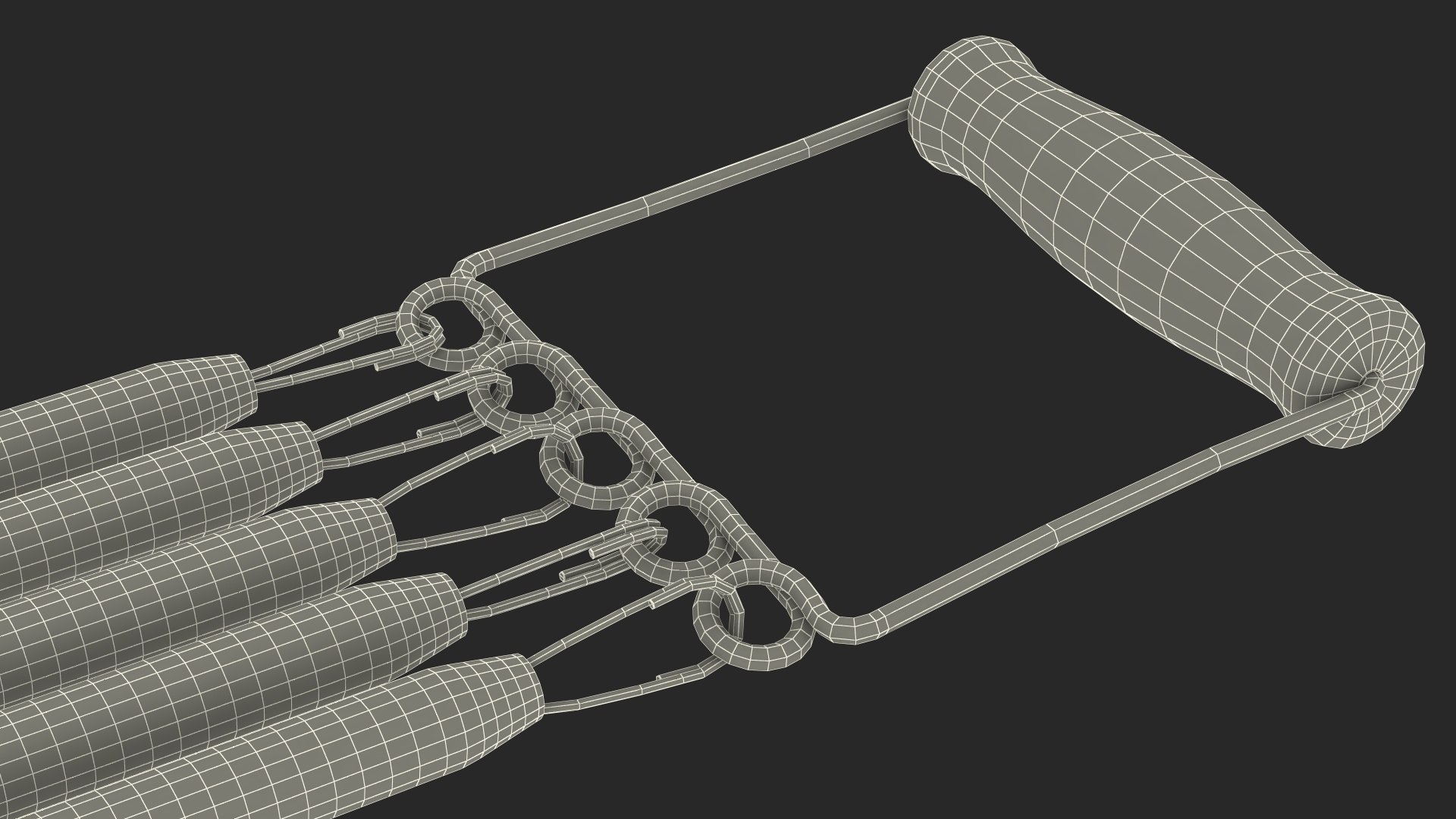 Spring Chest Expander model - TurboSquid 2011408