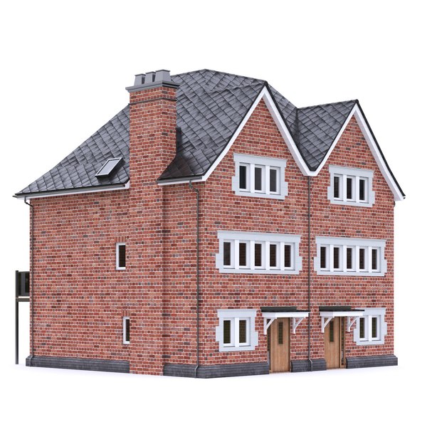 modelo 3d Casa de ladrillo inglesa 21 - TurboSquid 1262970