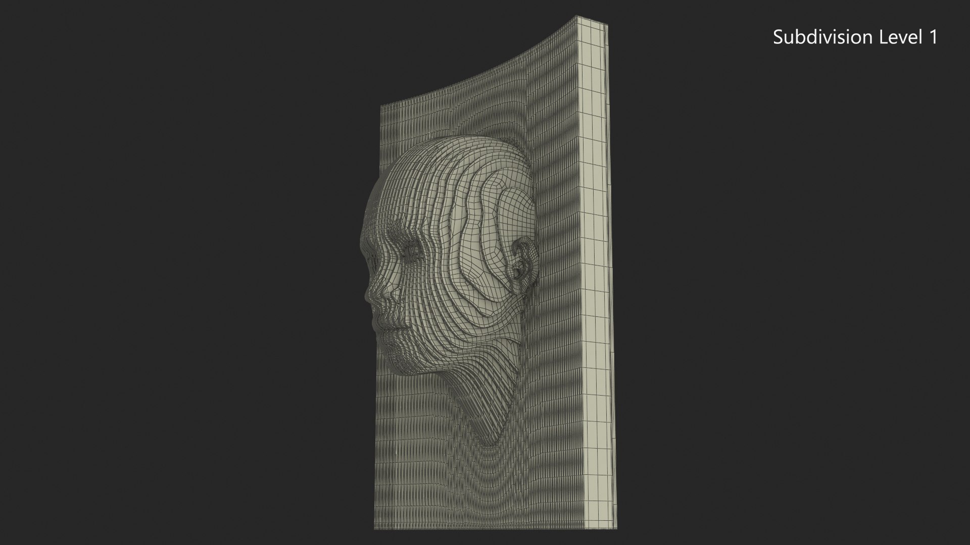 3D Parametric Woman Head Wall Decor Model - TurboSquid 2358349