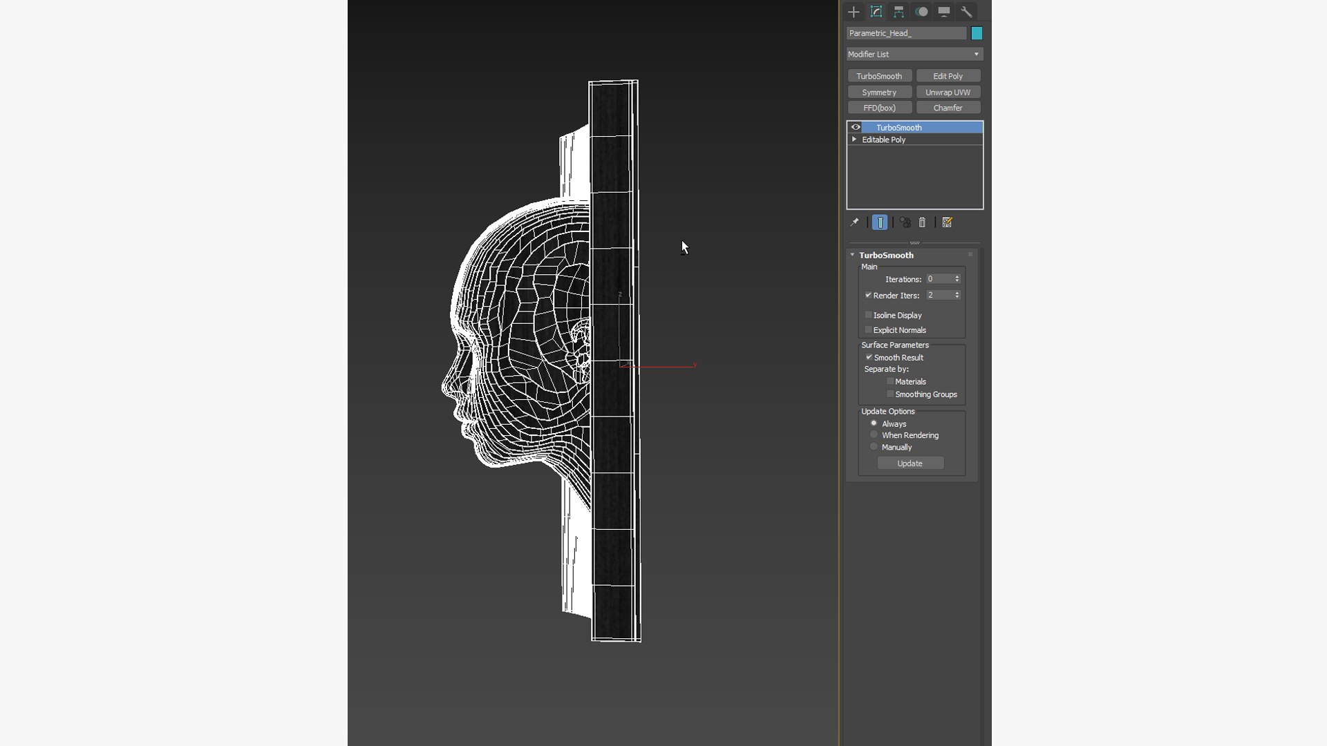 3D Parametric Woman Head Wall Decor Model - TurboSquid 2358349