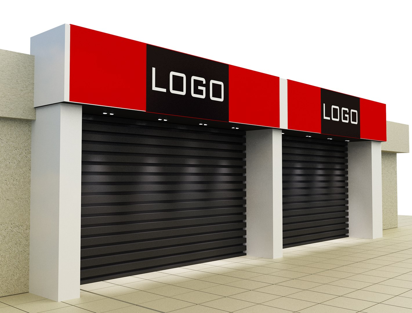 Car Service Entrance Logo Sign A615f 3D Model - TurboSquid 1913535