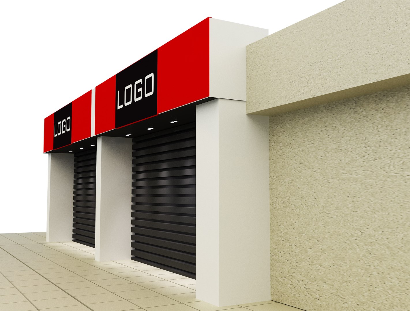 Car Service Entrance Logo Sign A615f 3D Model - TurboSquid 1913535