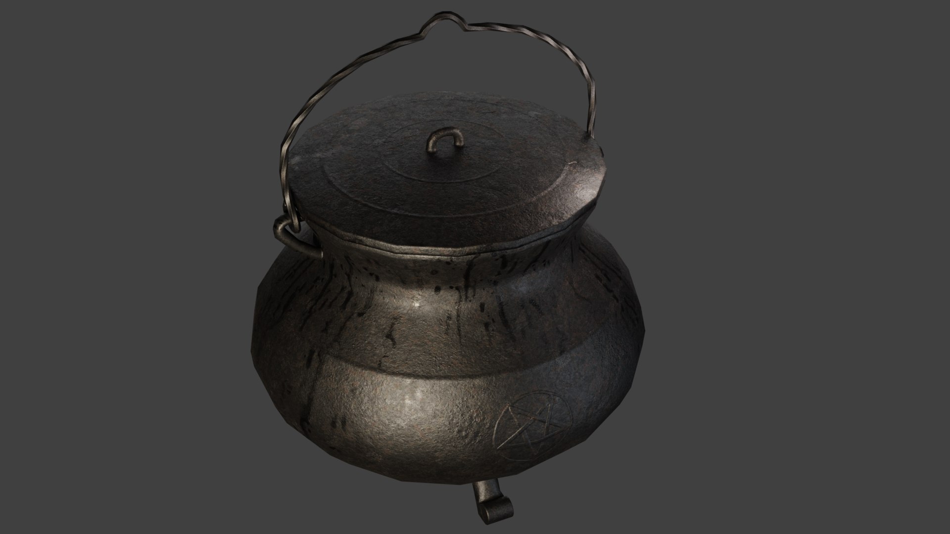 Witch Cauldron Model - TurboSquid 2096457