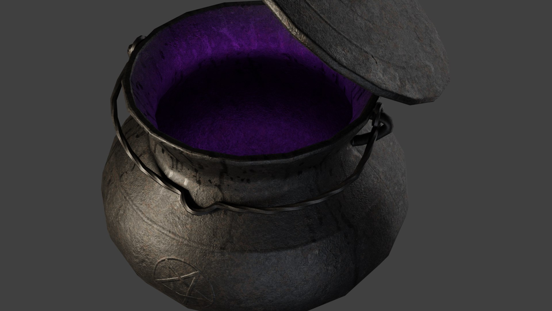 Witch Cauldron Model - TurboSquid 2096457