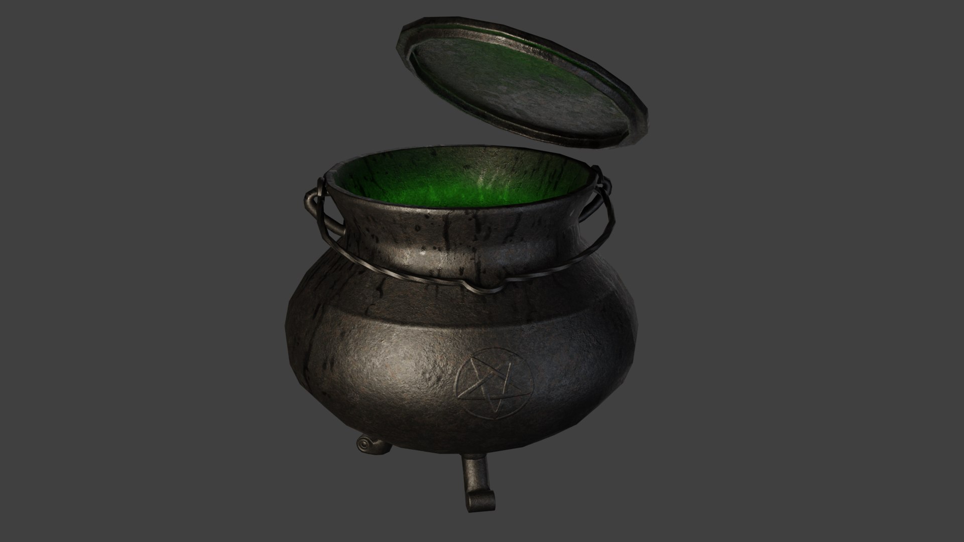 Witch Cauldron Model - TurboSquid 2096457