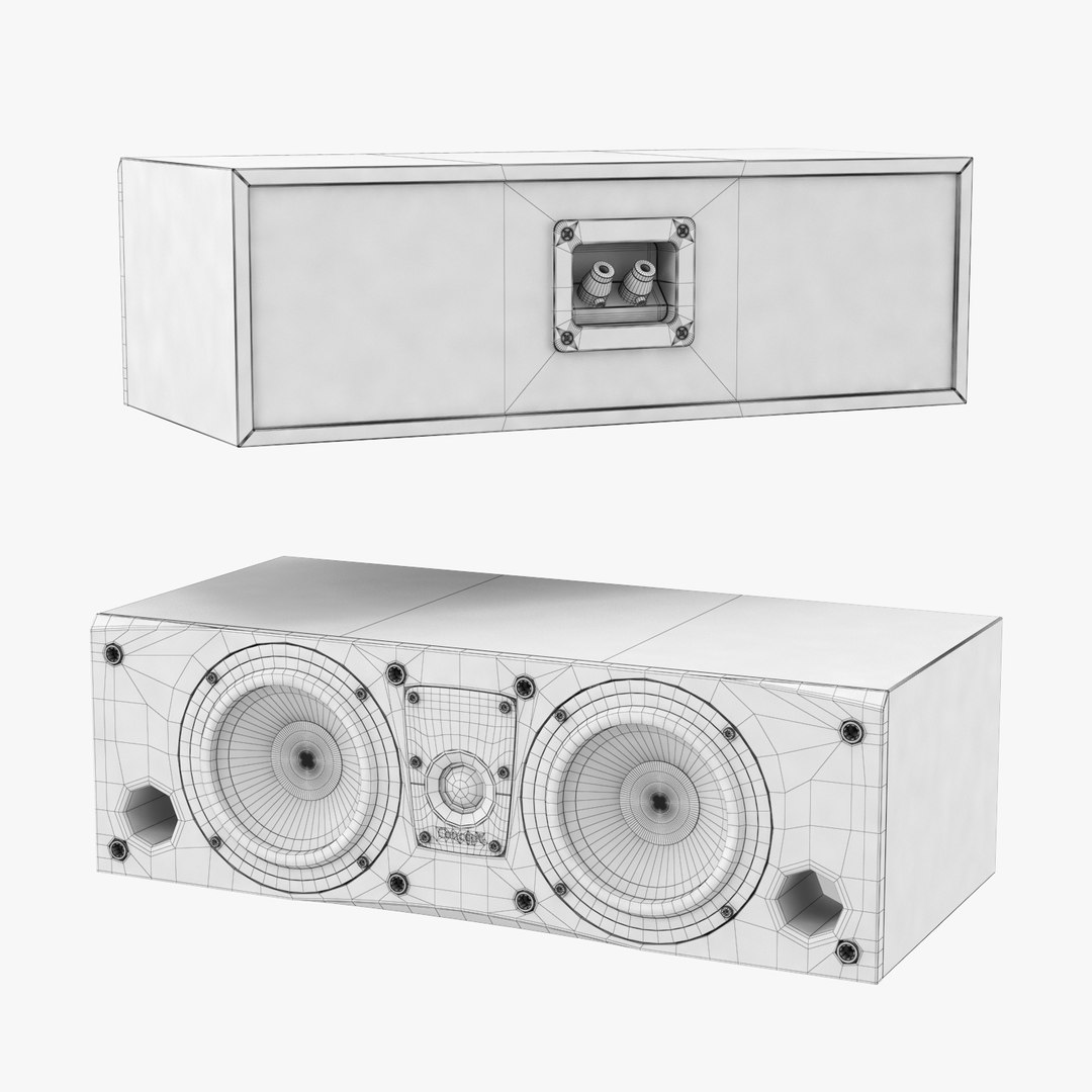 Dali Concept Center Speaker 3d Model