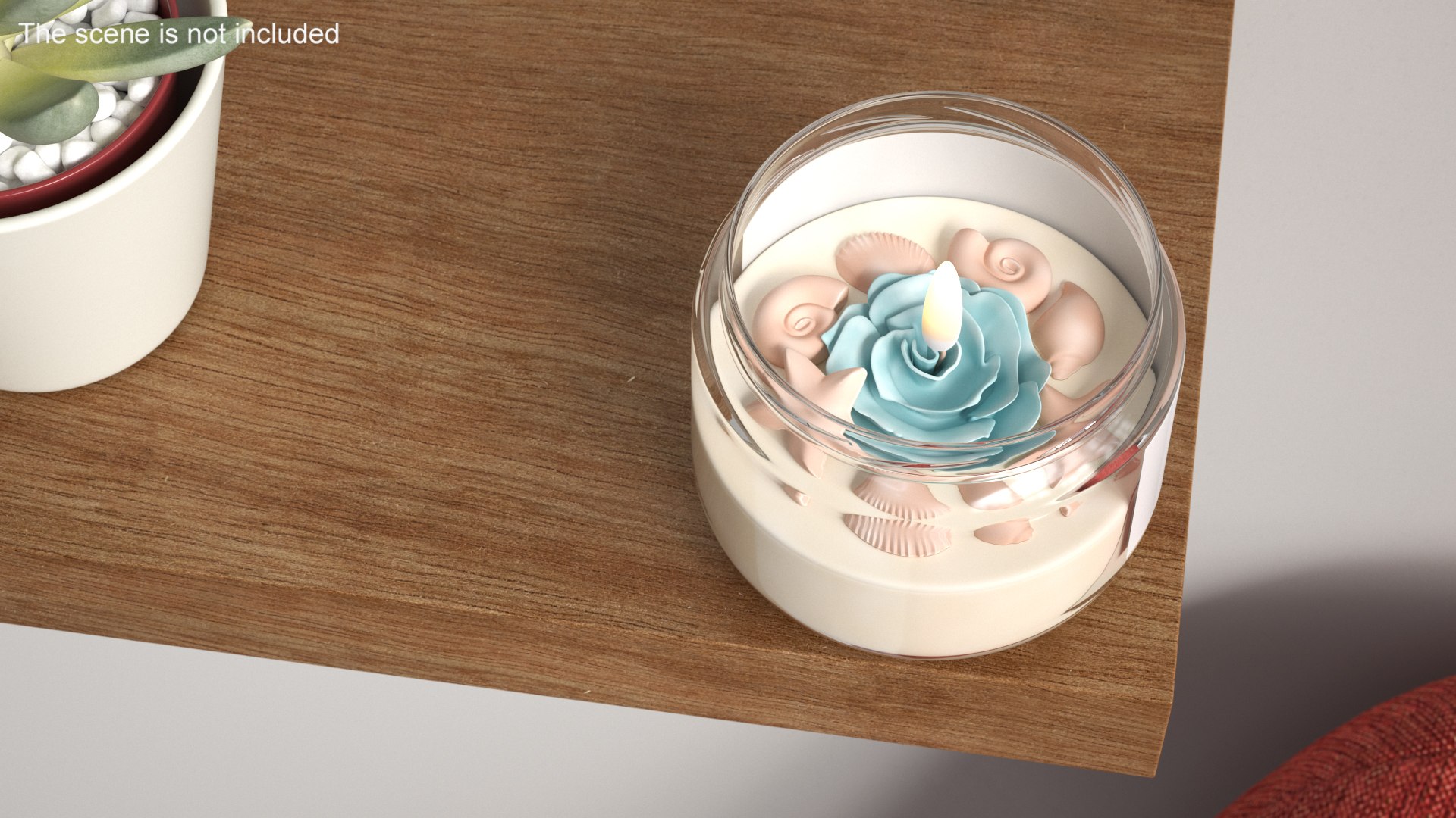 3D Glass Jar Candle Fire Burns Model - TurboSquid 2222880