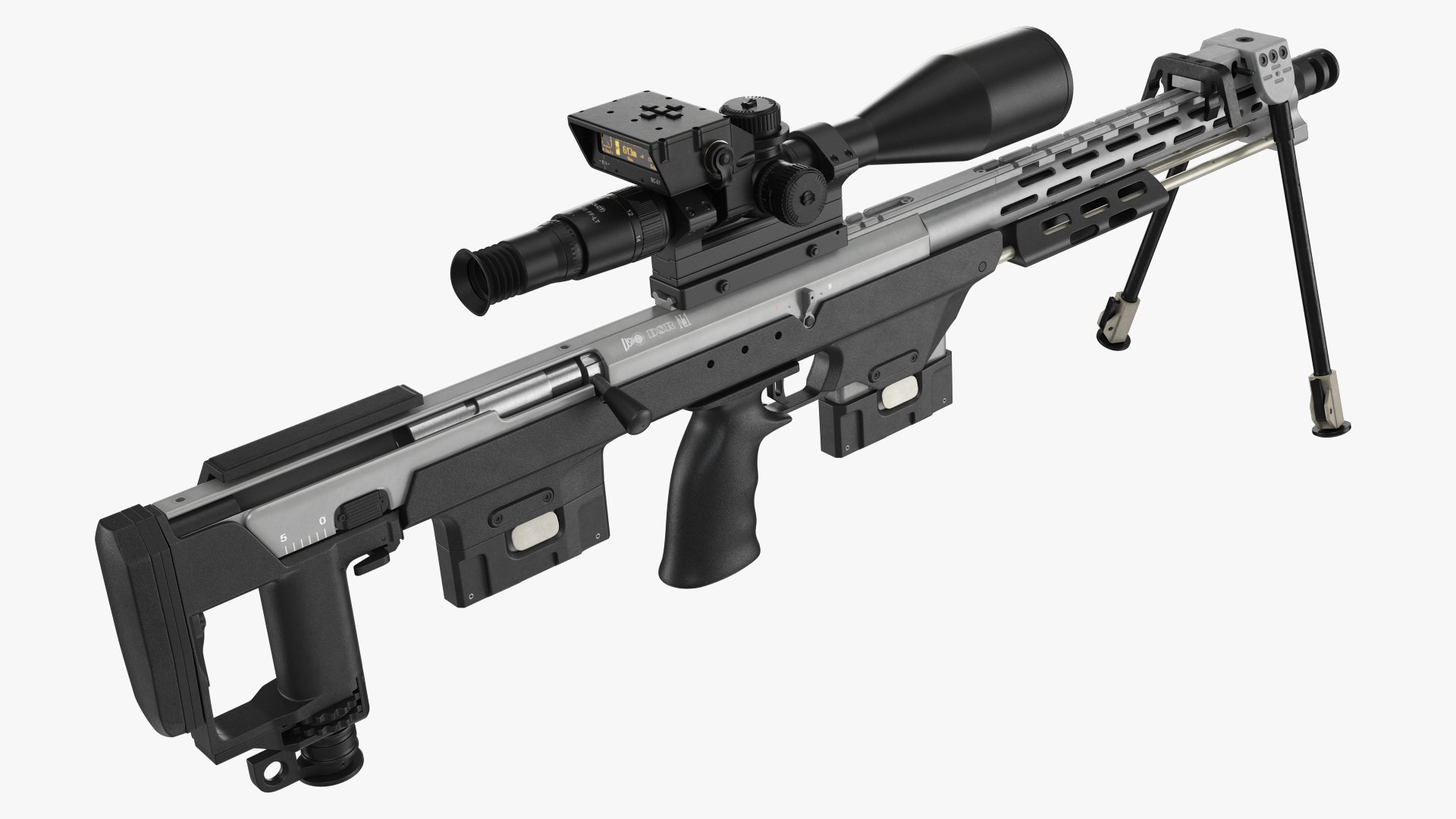 Sniper Rifle Dsr-1 Hensoldt 3D Model - TurboSquid 1533352