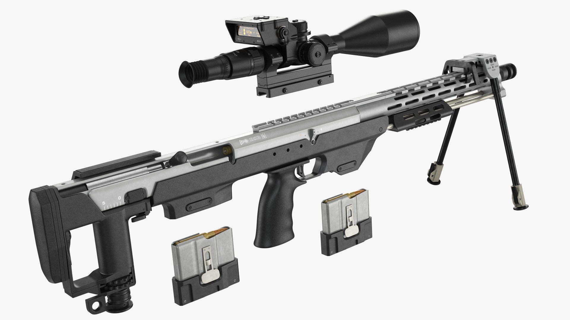 Sniper Rifle Dsr-1 Hensoldt 3D Model - TurboSquid 1533352