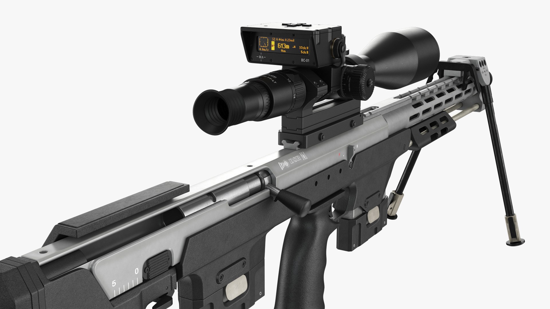 Sniper Rifle Dsr-1 Hensoldt 3D Model - TurboSquid 1533352