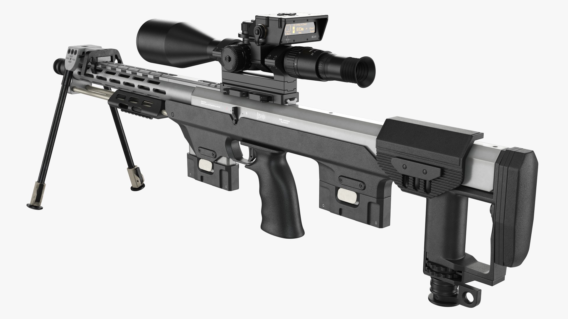 Sniper Rifle Dsr-1 Hensoldt 3D Model - TurboSquid 1533352