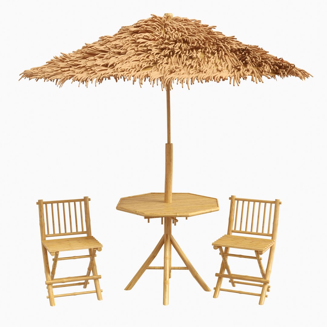 3D Palapa Set - TurboSquid 1390791