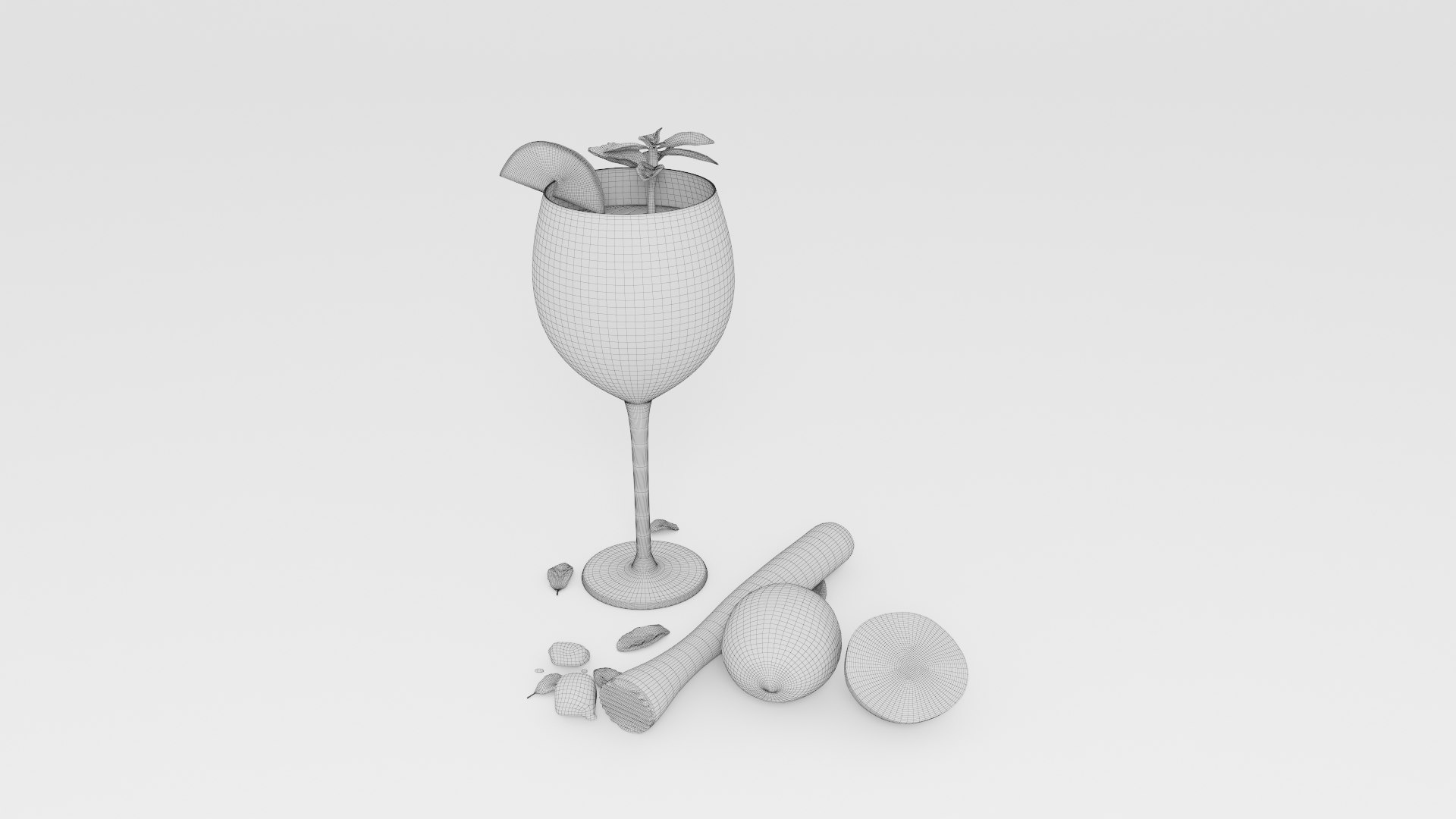 3D Cocktail Model - TurboSquid 1742524