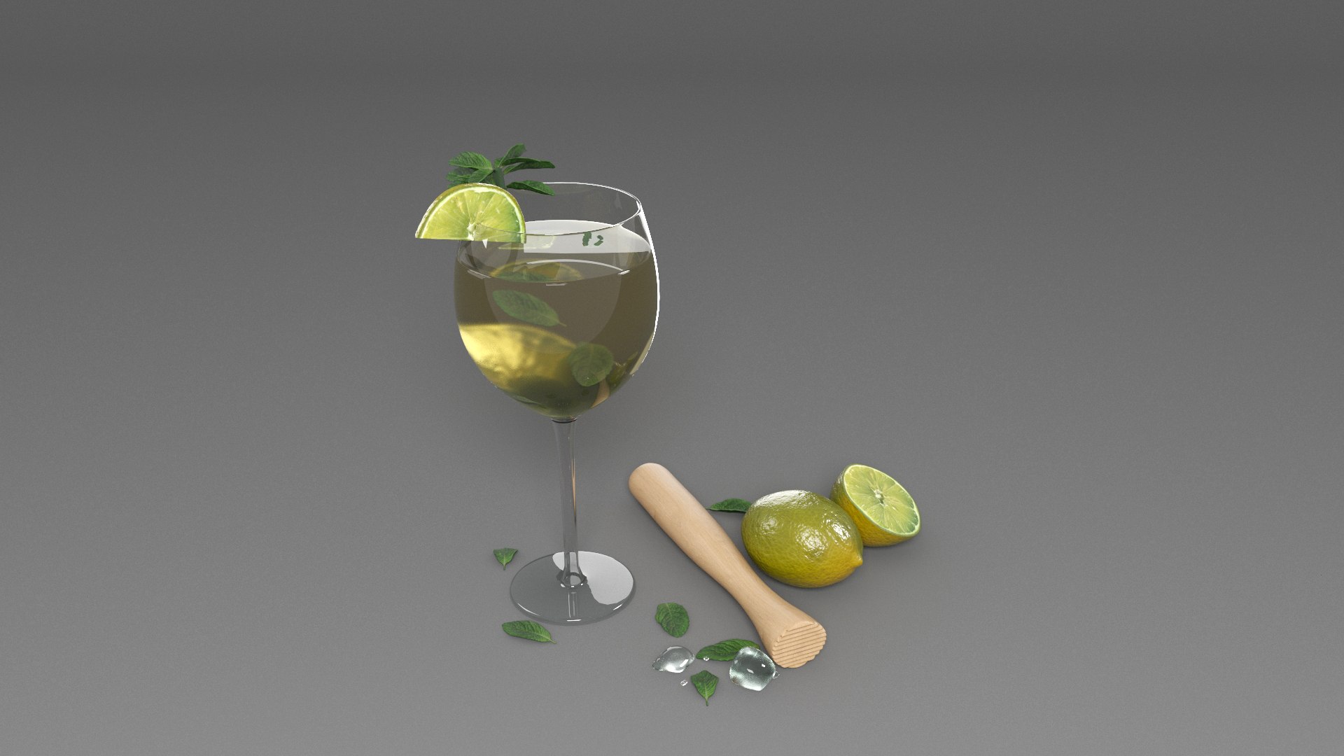 3D Cocktail Model - TurboSquid 1742524