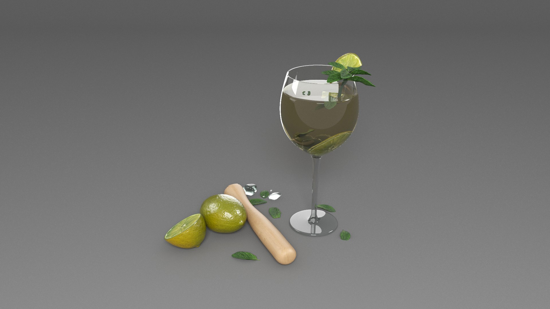 3D Cocktail Model - TurboSquid 1742524