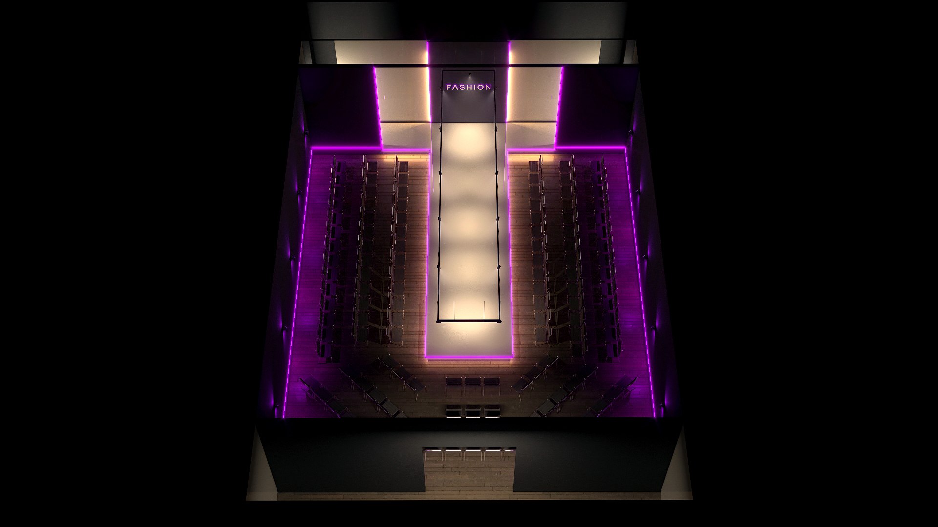 3D Interior Fashion Show Hall - TurboSquid 2174686
