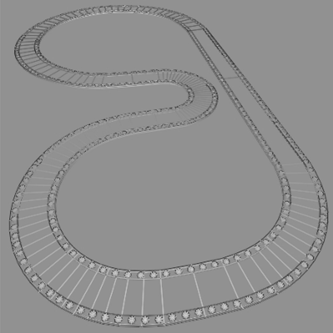 3d Model Go-kart Track 1