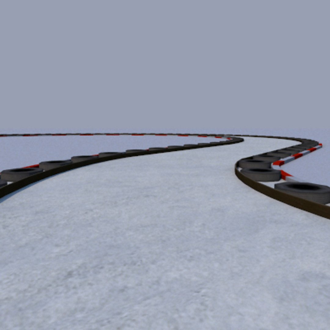 3d Model Go-kart Track 1