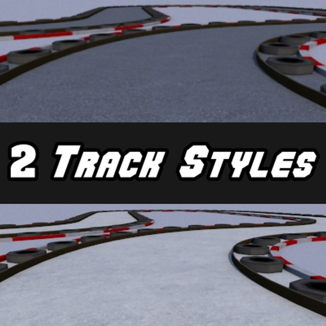 3d Model Go-kart Track 1