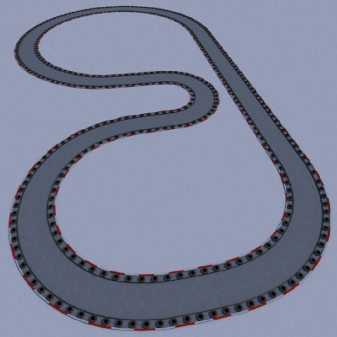 3d Model Go-kart Track 1
