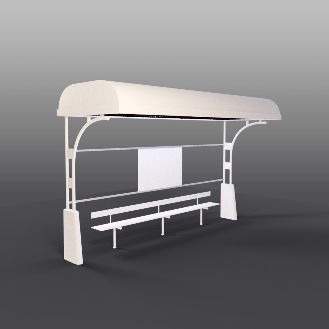 3D model stop bus - TurboSquid 1417056