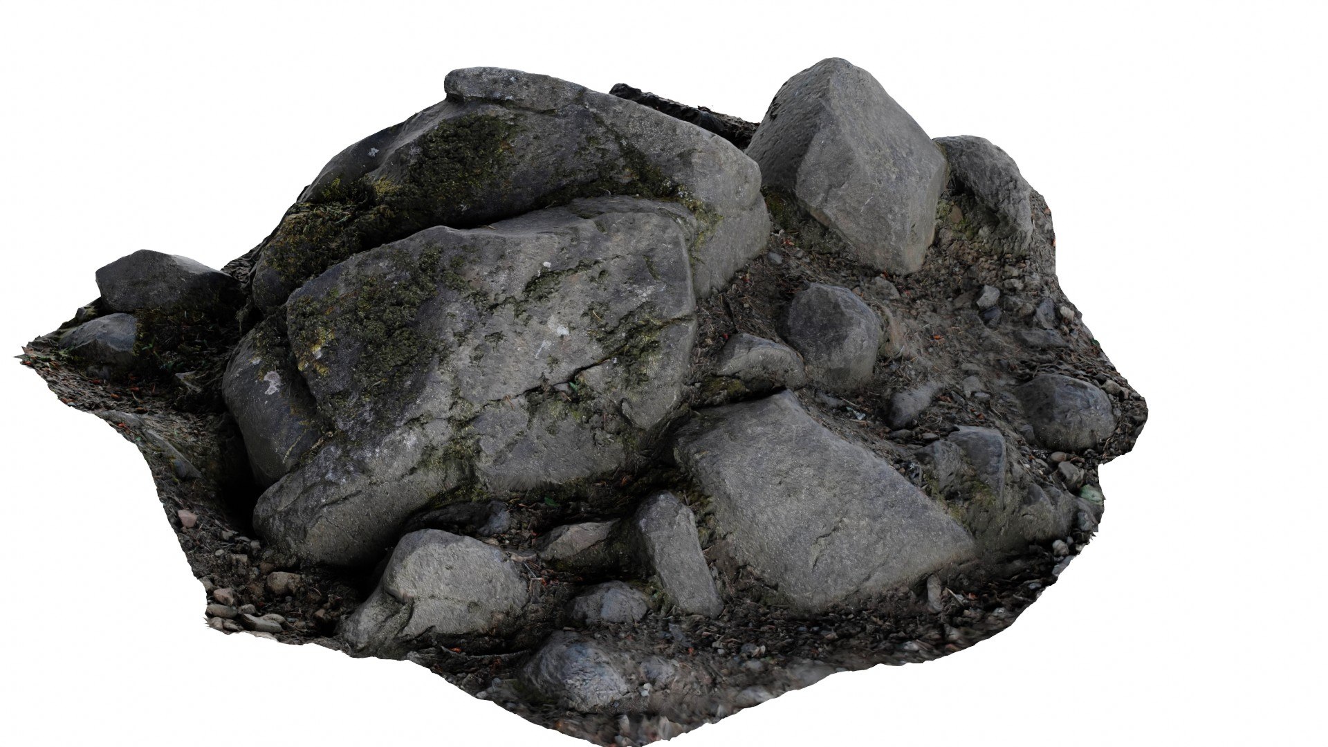 Rock Cluster 2 3D Model - TurboSquid 2236178