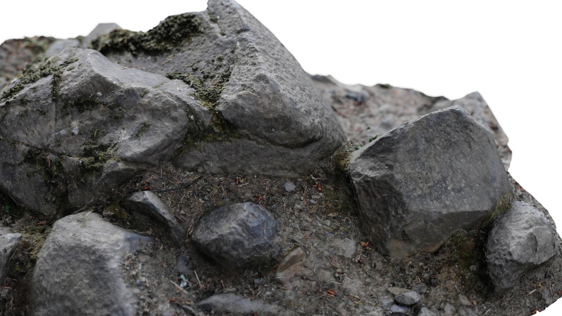 Rock Cluster 2 3D Model - TurboSquid 2236178