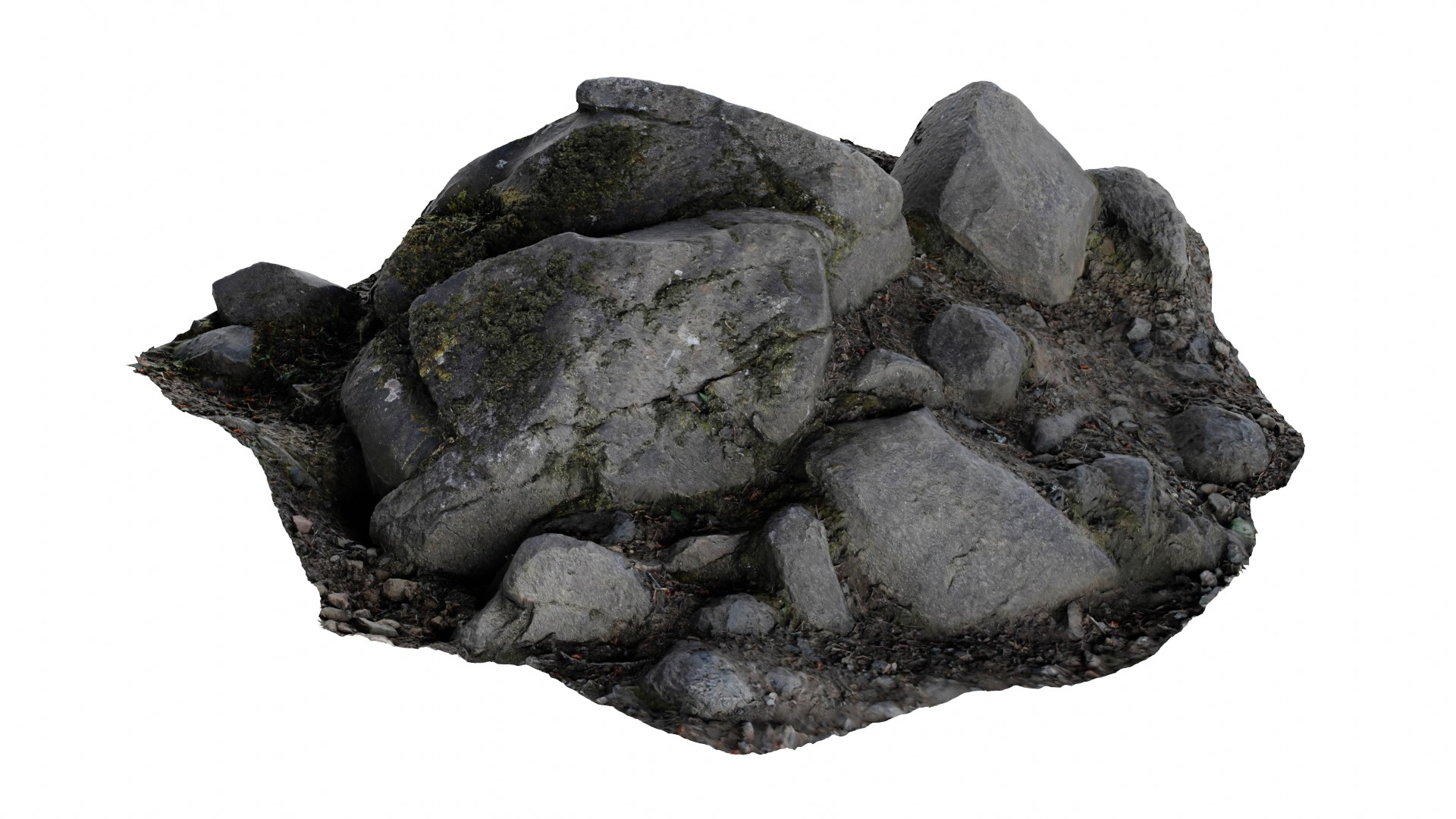 Rock Cluster 2 3D Model - TurboSquid 2236178