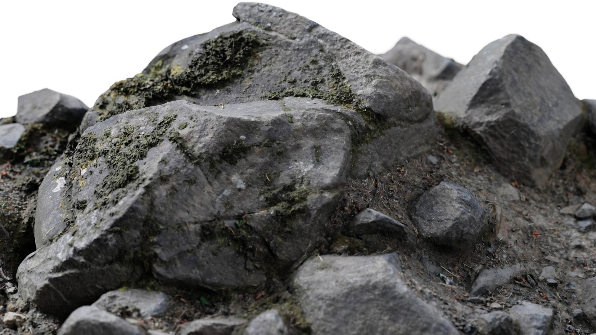 Rock Cluster 2 3D Model - TurboSquid 2236178