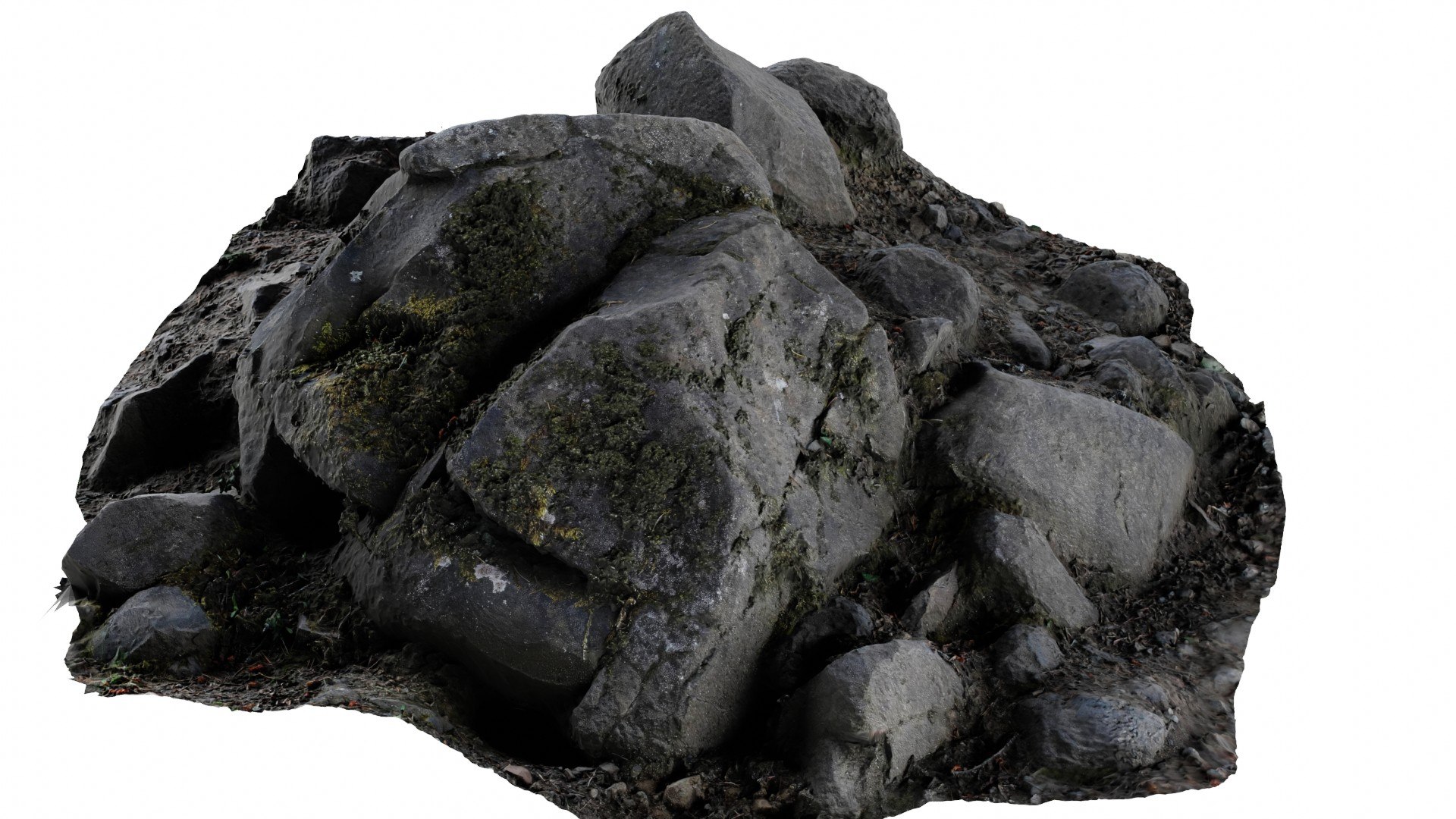 Rock Cluster 2 3D Model - TurboSquid 2236178