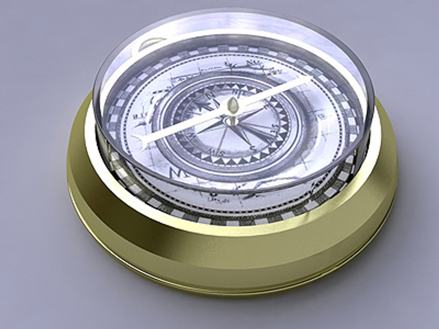 3d Model Golden Compass