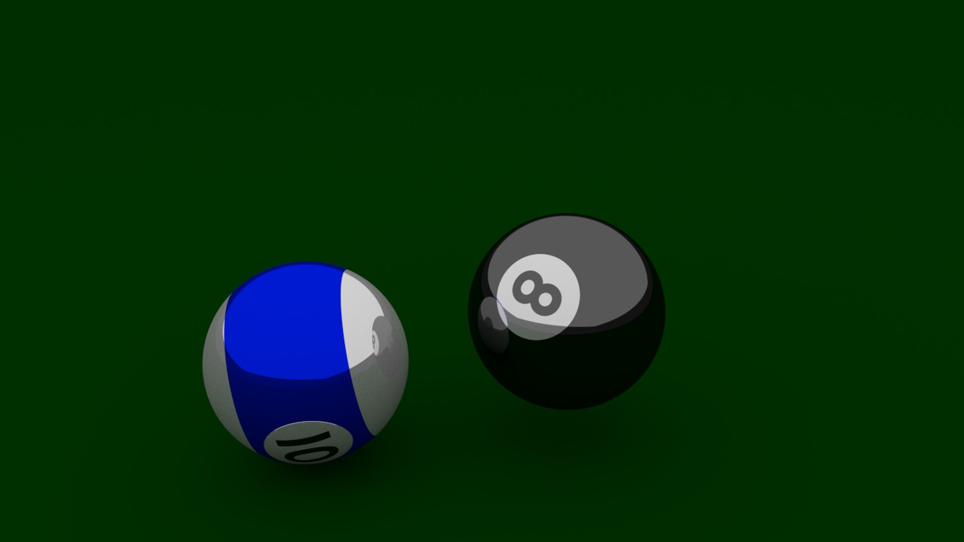 3d pool balls model