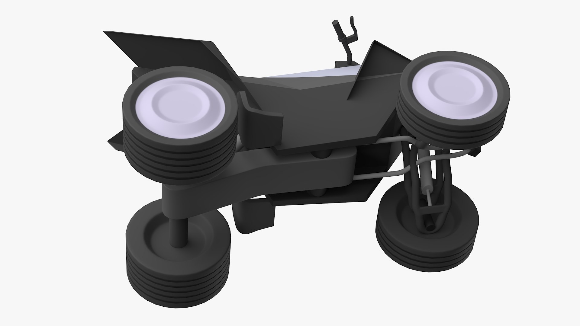 Stylized Tesla Cyberquad 3D Model - TurboSquid 2352611