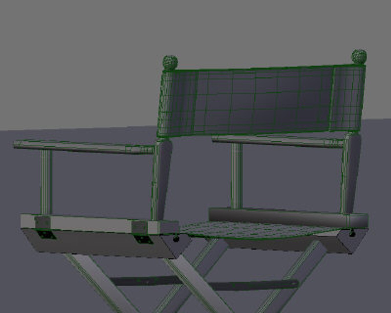 3d Model Director Chair