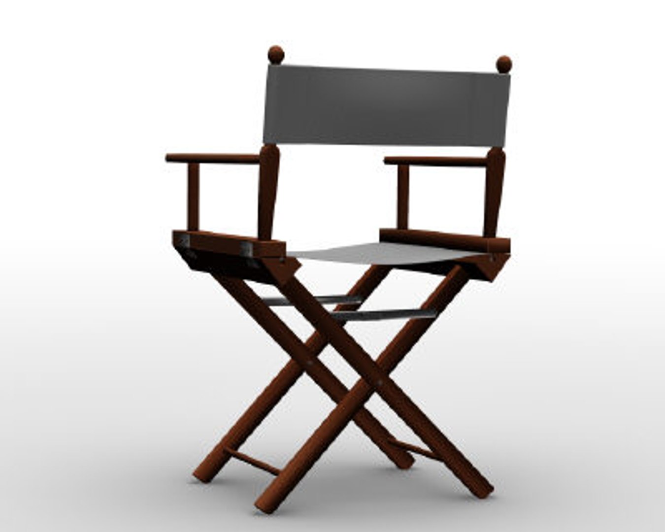3d Model Director Chair