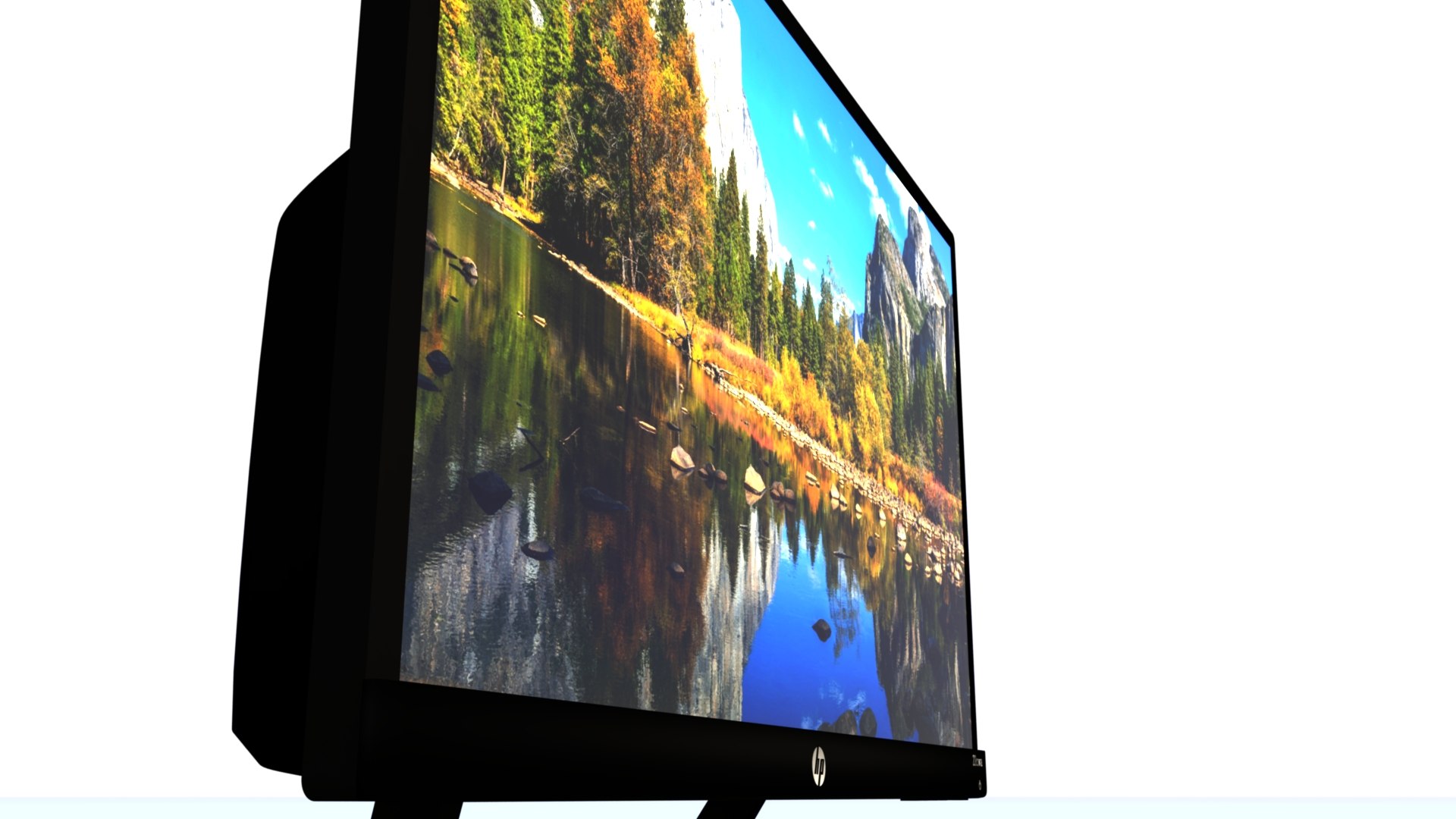 3d Model Monitor Hp Pavilion