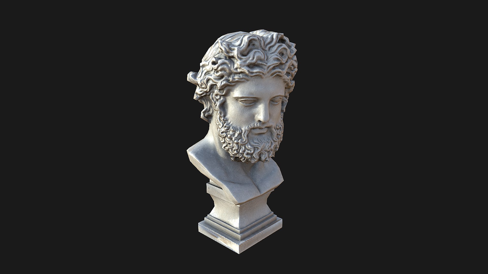 3d Zeus Bust