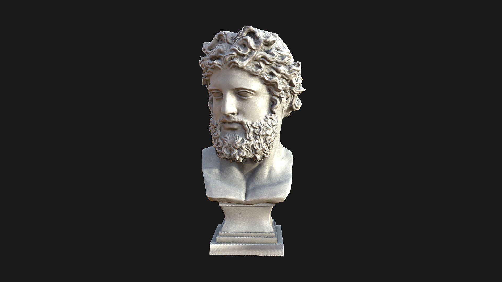3d Zeus Bust