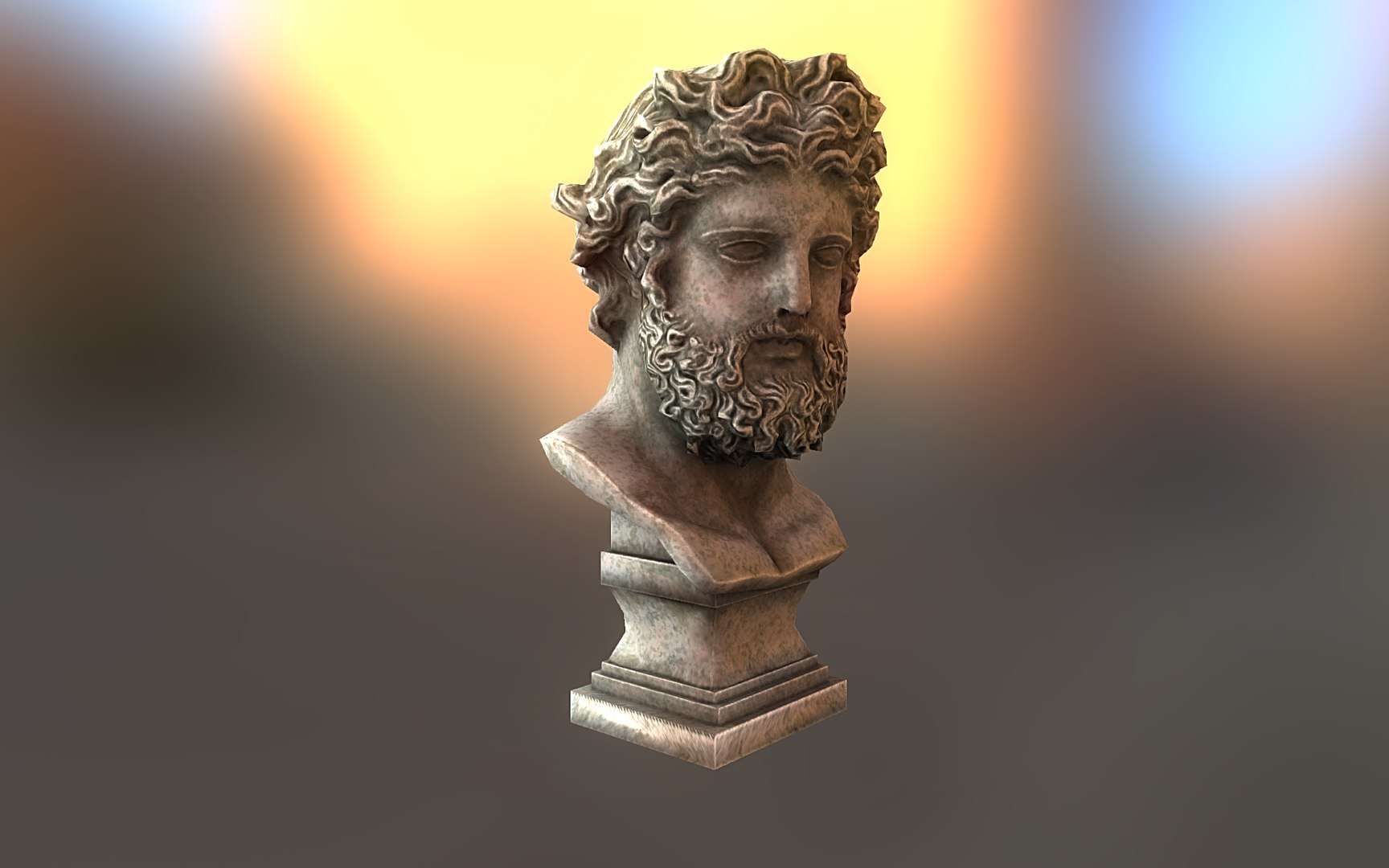 3d Zeus Bust