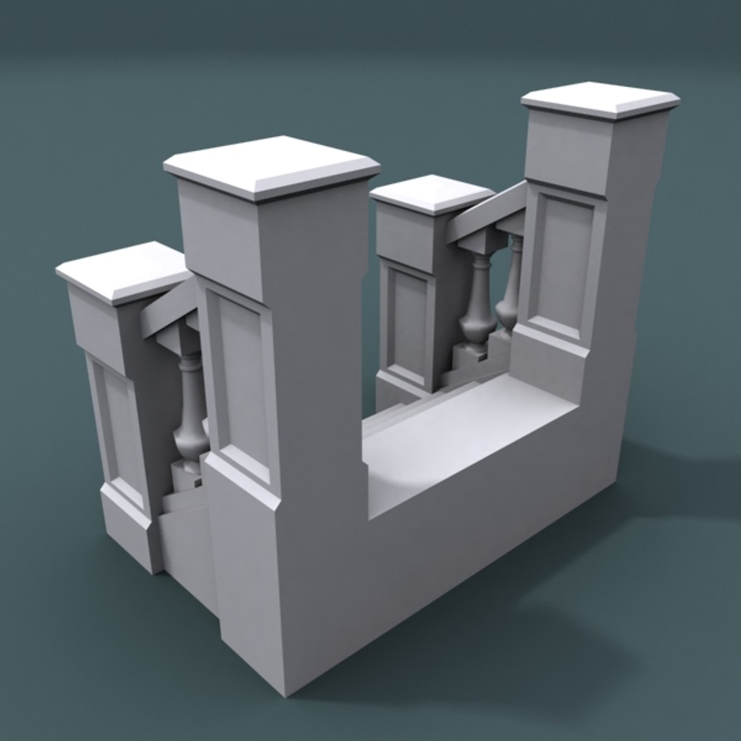 Stairs Staircases 3d Max