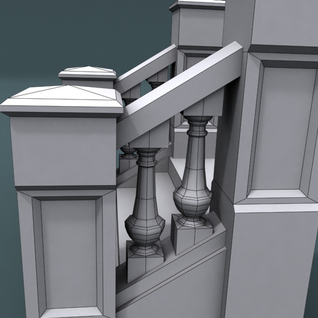 Stairs Staircases 3d Max