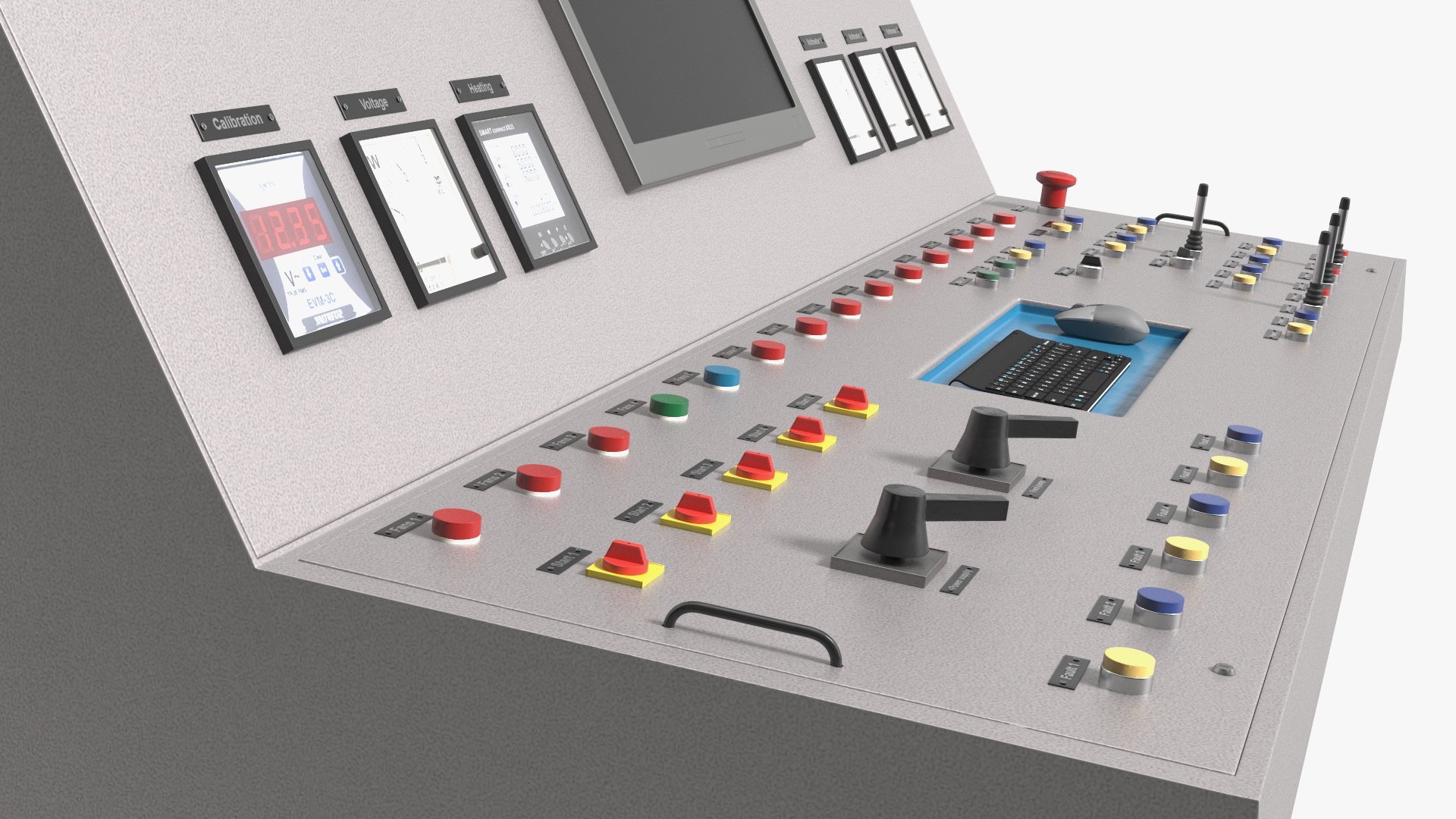 Electric Control Desk Model - TurboSquid 2302309