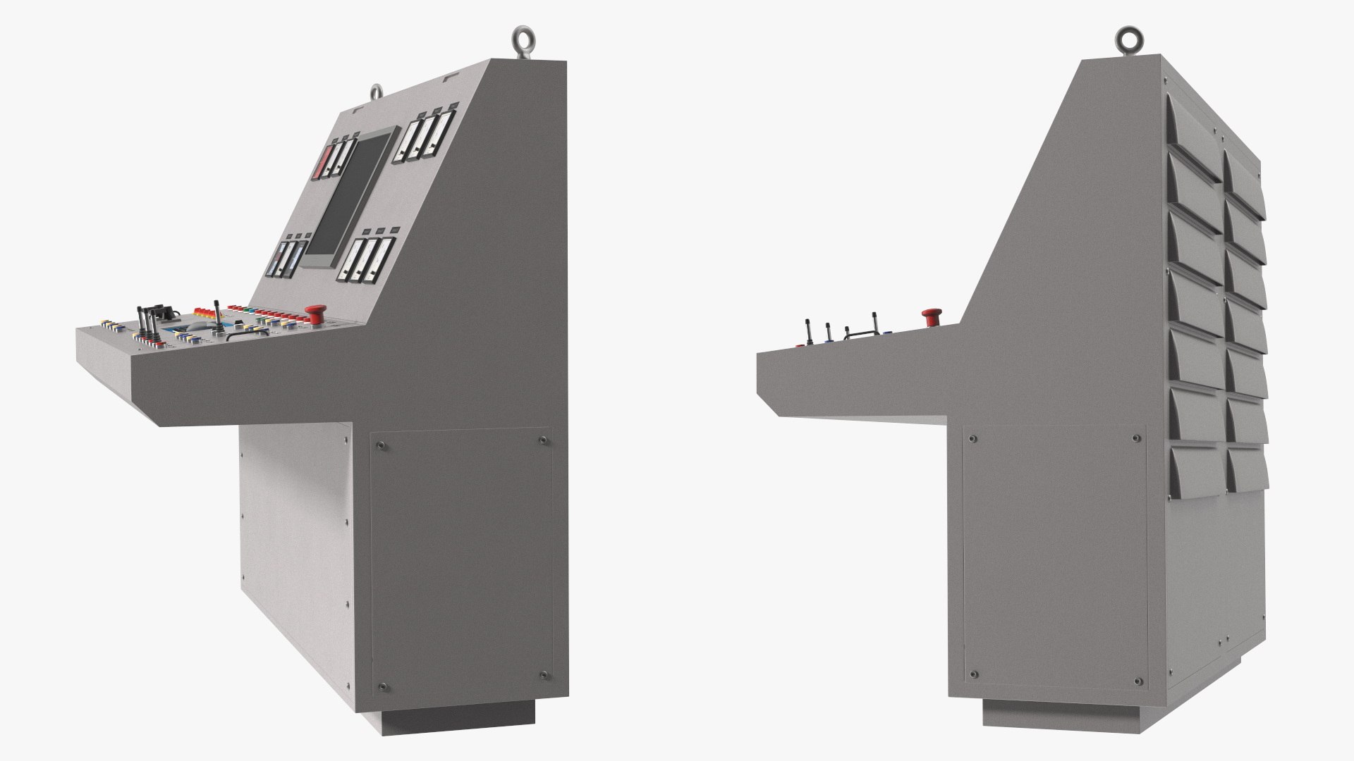Electric Control Desk Model - TurboSquid 2302309
