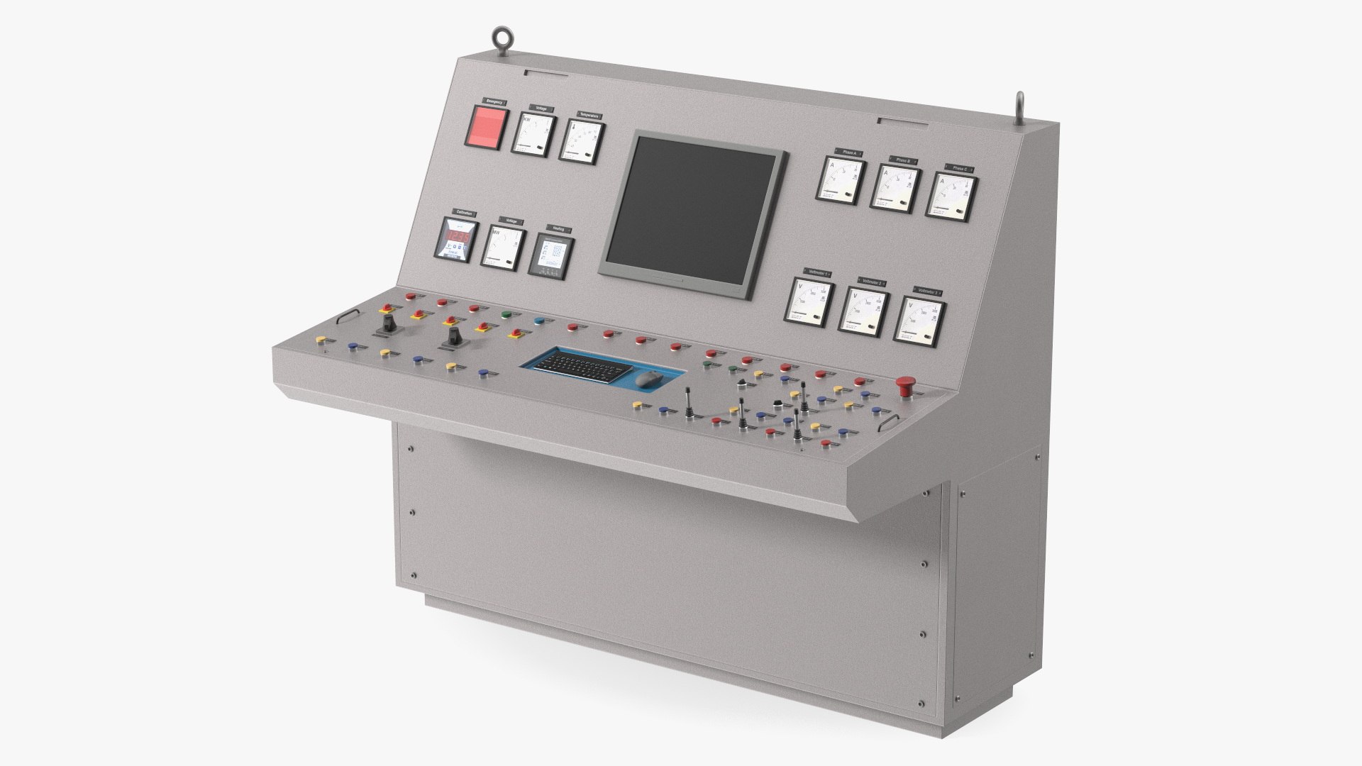 Electric Control Desk Model - TurboSquid 2302309