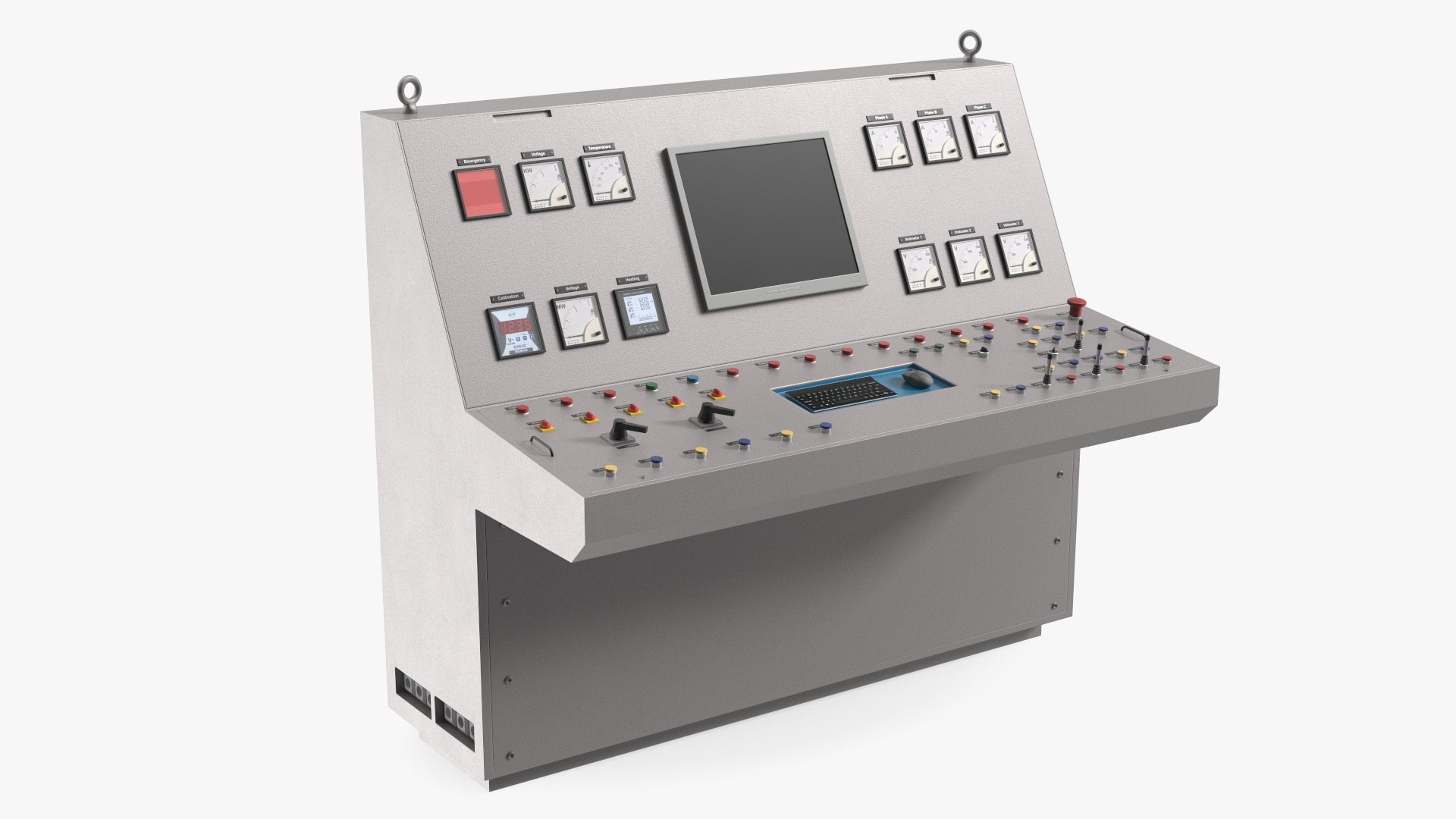 Electric Control Desk Model - TurboSquid 2302309