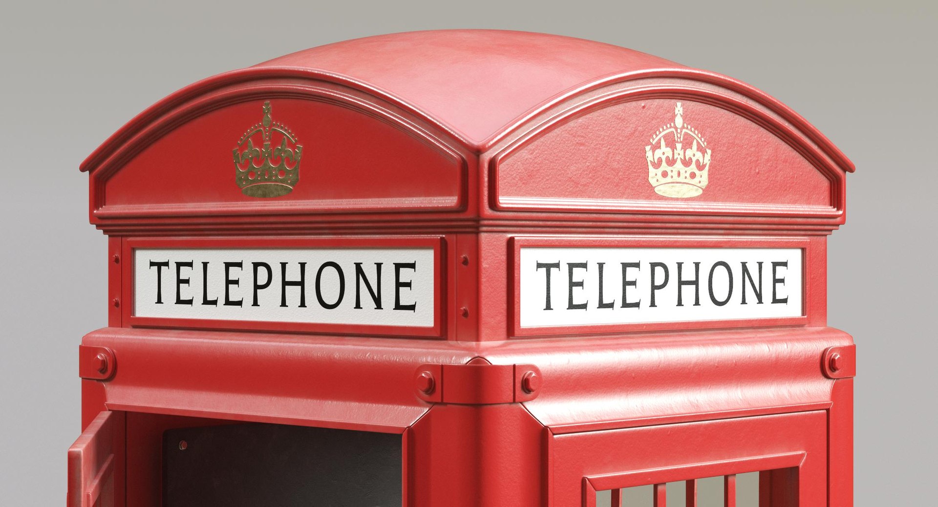 3D Telephone Box - TurboSquid 1410947