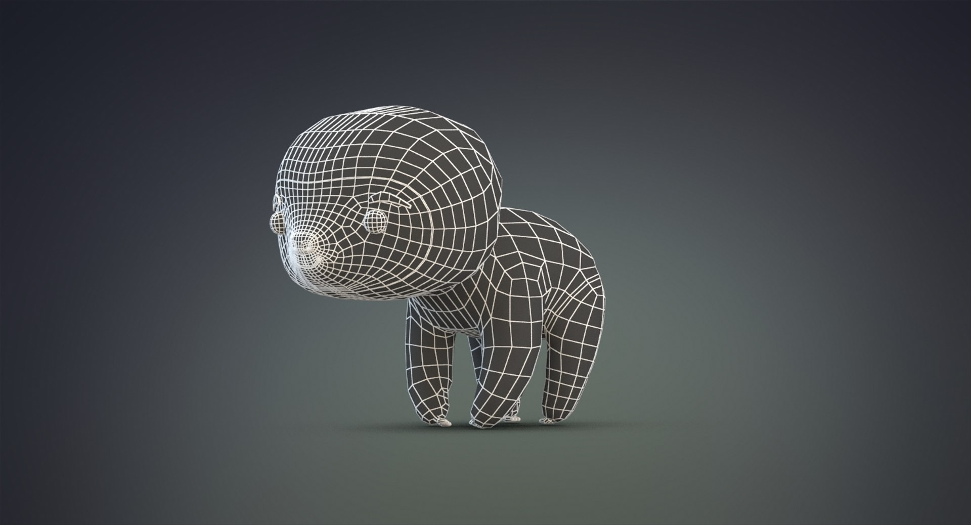 Cute cartoon sloth model - TurboSquid 1345877