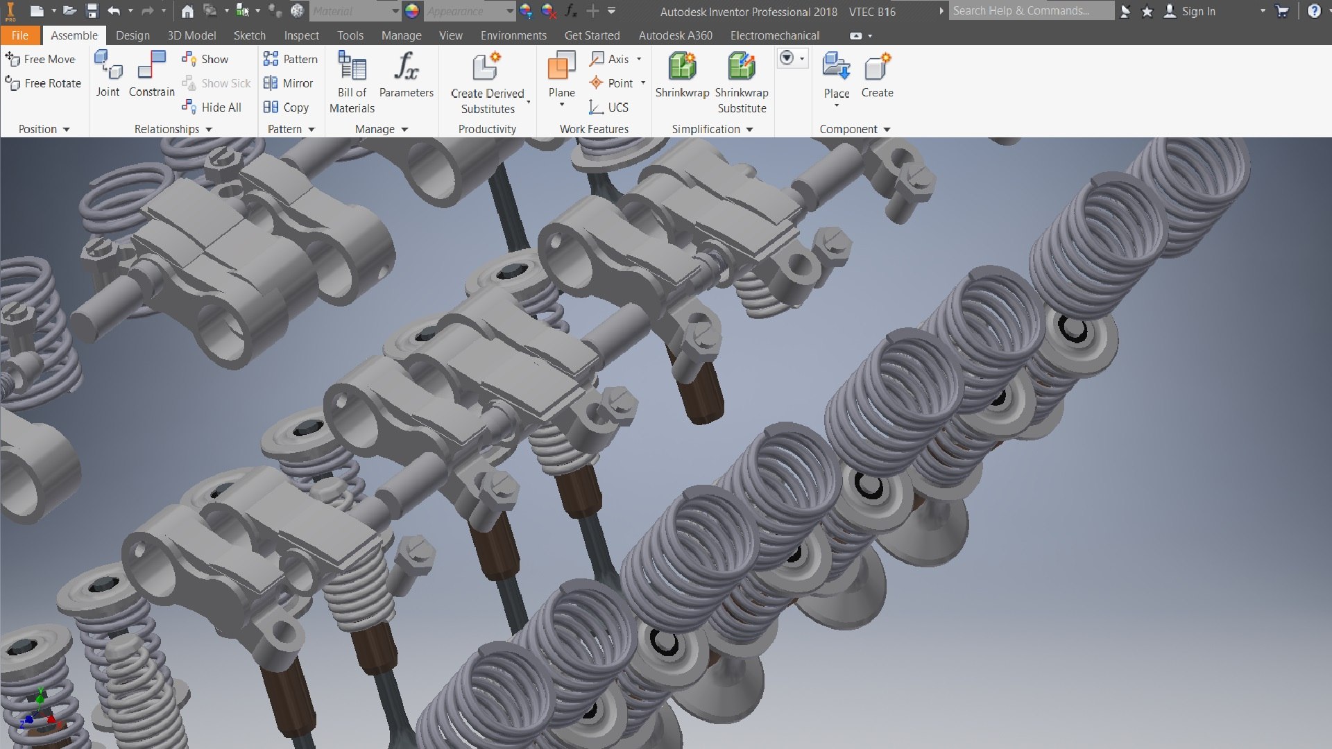 3D VTEC B16 Engine System Model - TurboSquid 2308156