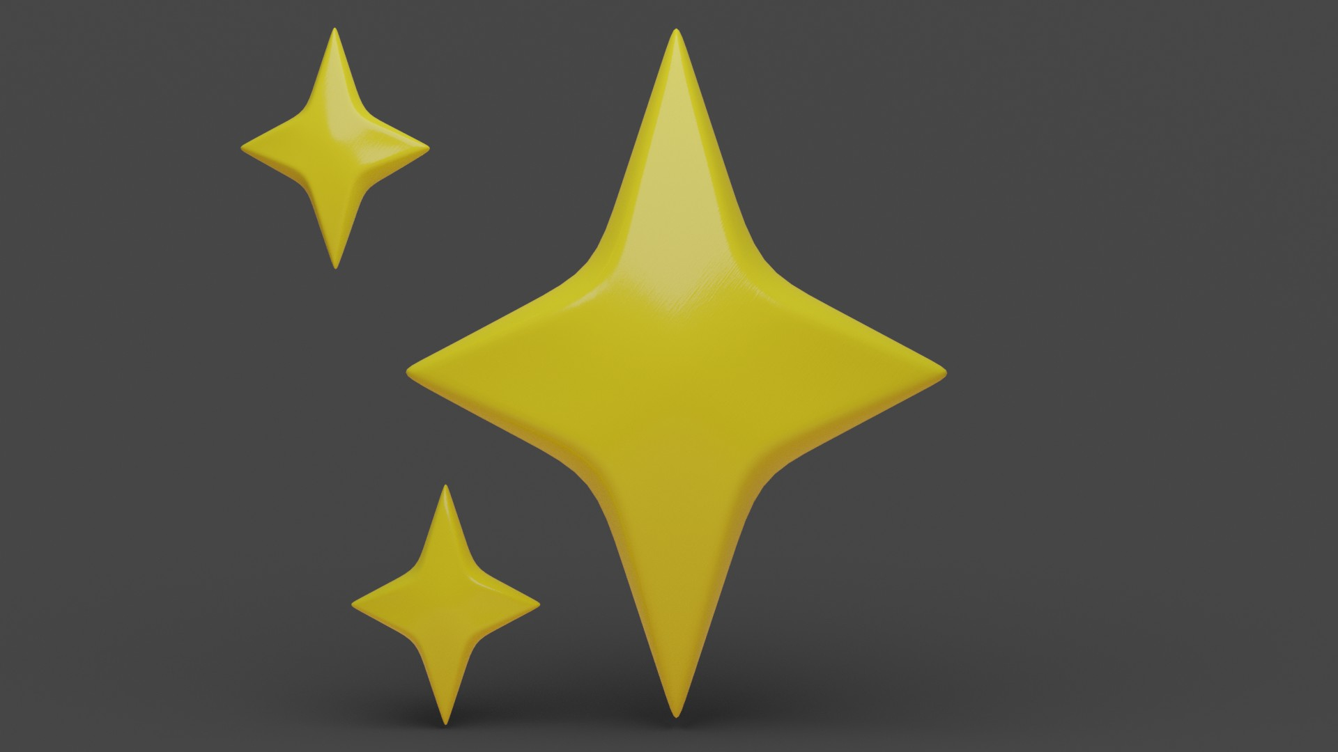 Sparkle Symbol Model - TurboSquid 1794836